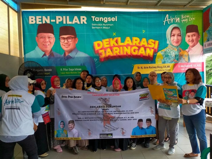 Kartini Griya Loka All Out Menangkan Airin-Ade Sumardi & Ben-Pilar di Pilkada 2024 | H. Pilar ...